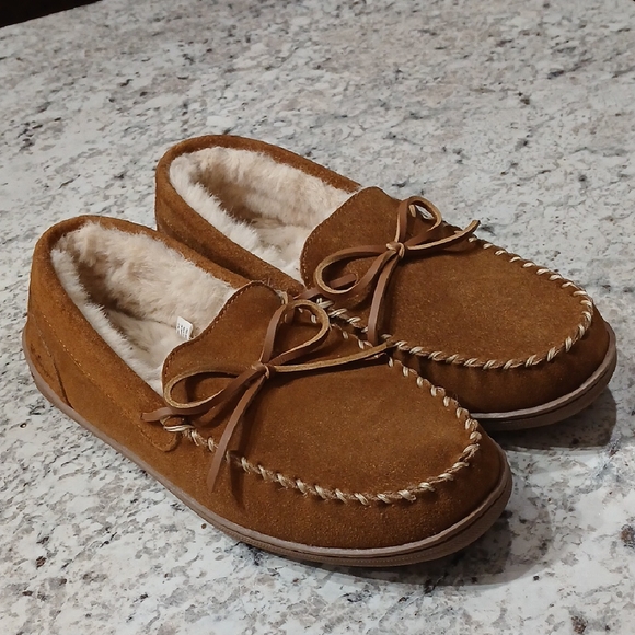 Shoes | My Slippers Mens Suede Moccasin Slippers1 | Poshmark